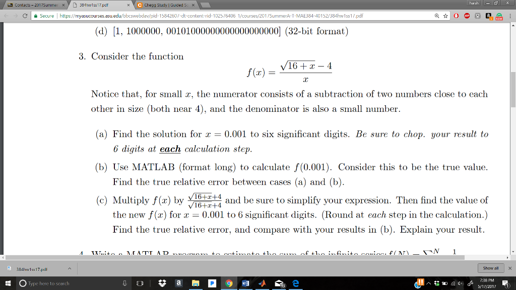 Solved Con 2017 Summ Clegg Study I Guided C Secure https | Chegg.com
