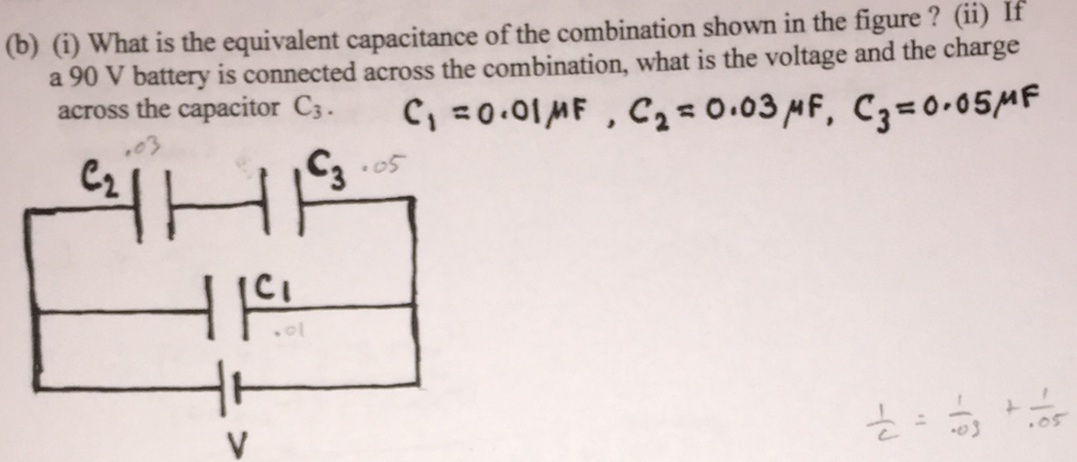 Solved What is the equivalent capacitance of the combination | Chegg.com