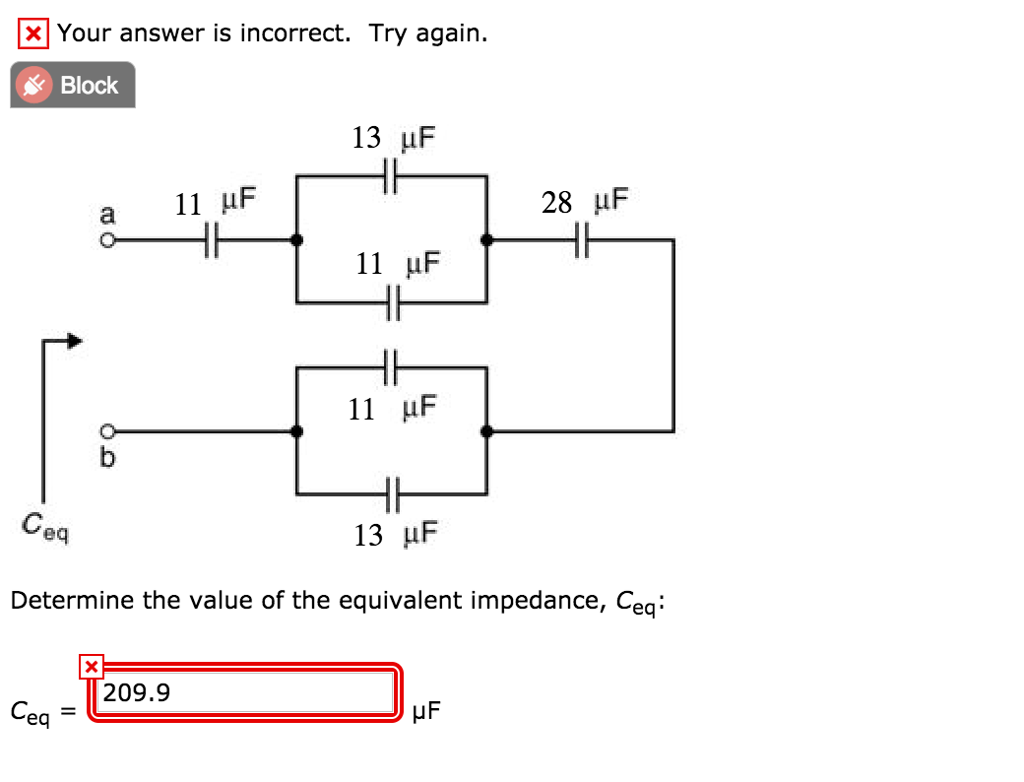 Solved Determine the value of the equivalent impedance, | Chegg.com