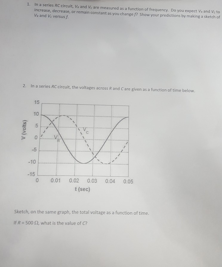 Solved 1. increase, decrease, or remain constant as you | Chegg.com