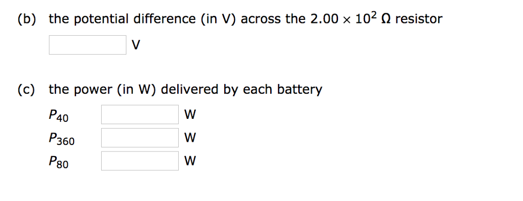 Solved In the figure below, determine the current in each | Chegg.com