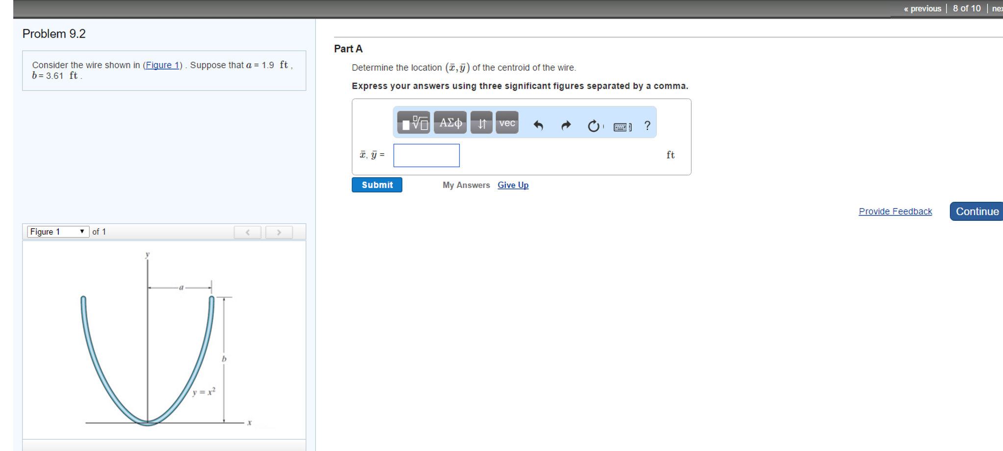 Solved Consider the wire shown in (Figure 1). Suppose that a | Chegg.com