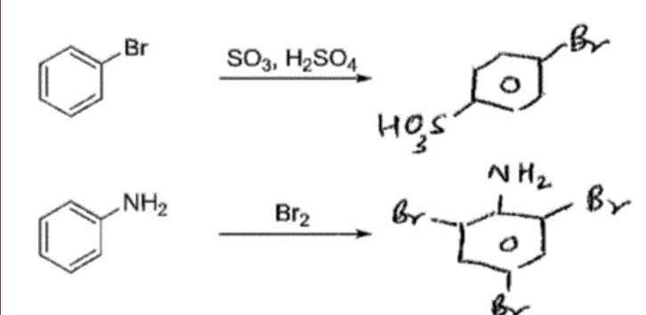 Solved Br SO3, H2SO4 HOS Br2 NH | Chegg.com