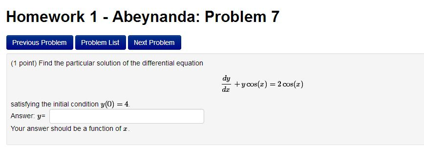 Solved Find the particular solution of the differential | Chegg.com