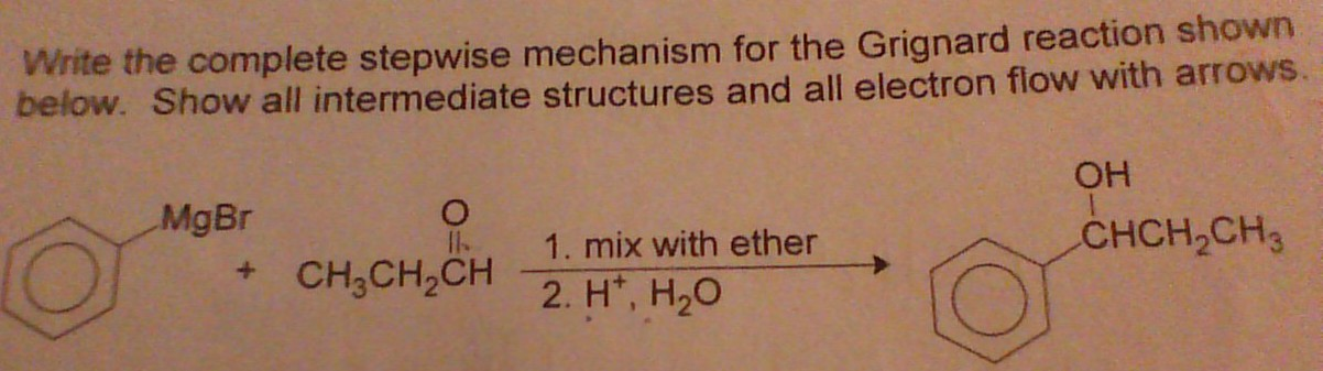 Solved Write the complete stepwise mechanism for the | Chegg.com