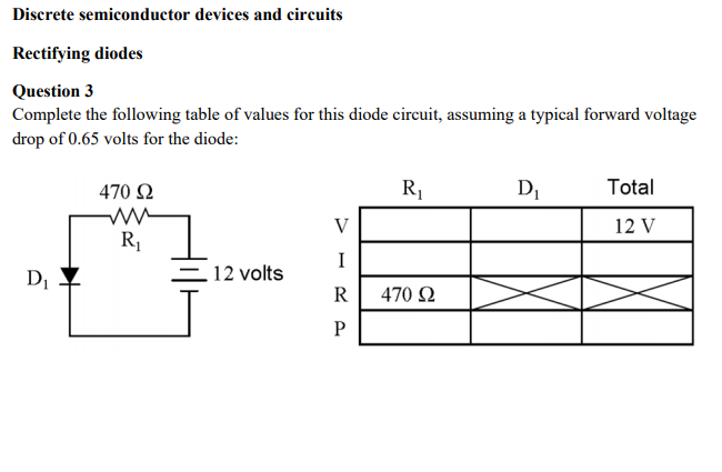 Solved Discrete semiconductor devices and circuits | Chegg.com