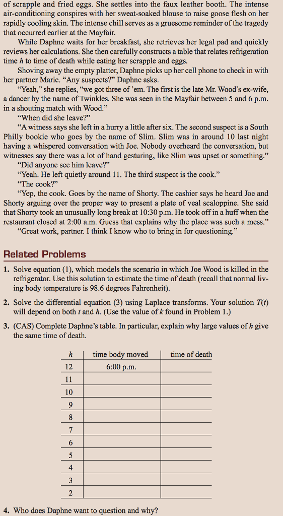 Murder at the Mavfair Diner by Tom LoFaro Dawn at the | Chegg.com