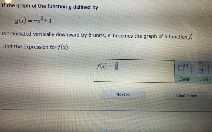 Solved If The Graph Of The Function G Defined By Gx X2 1078