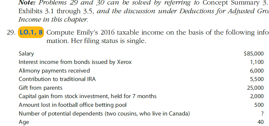 Solved Problems 29 and 30 can be solved by referring to | Chegg.com