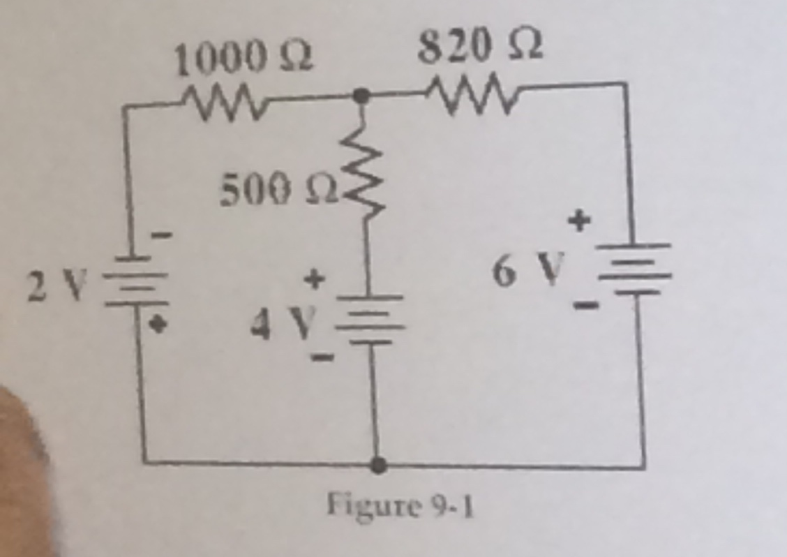 Solved Given the circuit in figure 9-1, find the approximate | Chegg.com