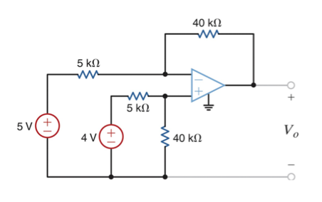 Solved Determine the output voltage for the two op-amp | Chegg.com
