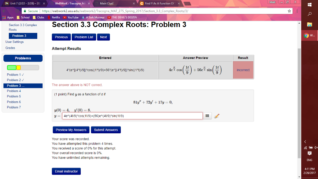 Solved I think i have the wrong C2 but ive redone this | Chegg.com