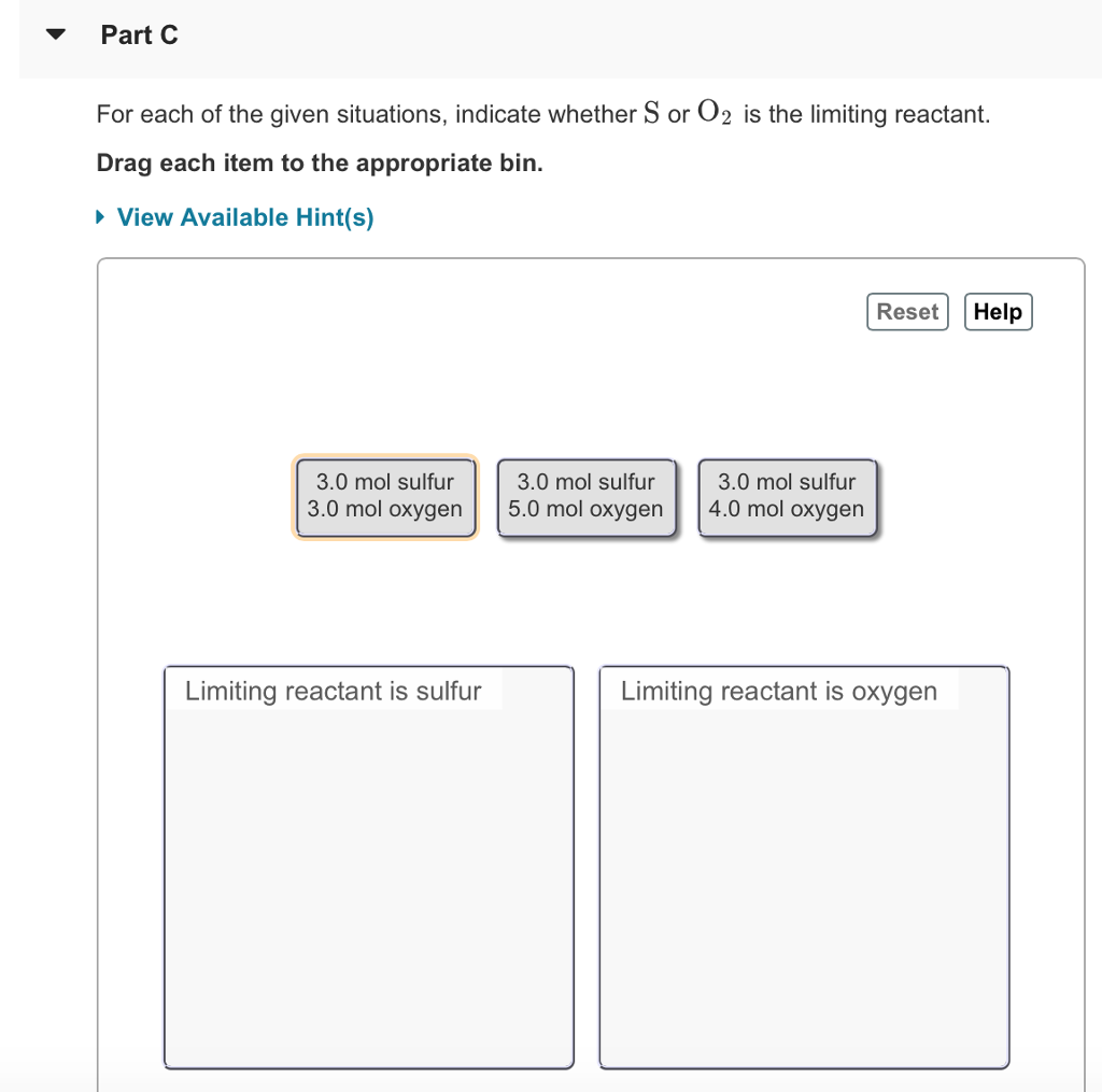 Solved PART A How many O2 molecules are needed to react | Chegg.com
