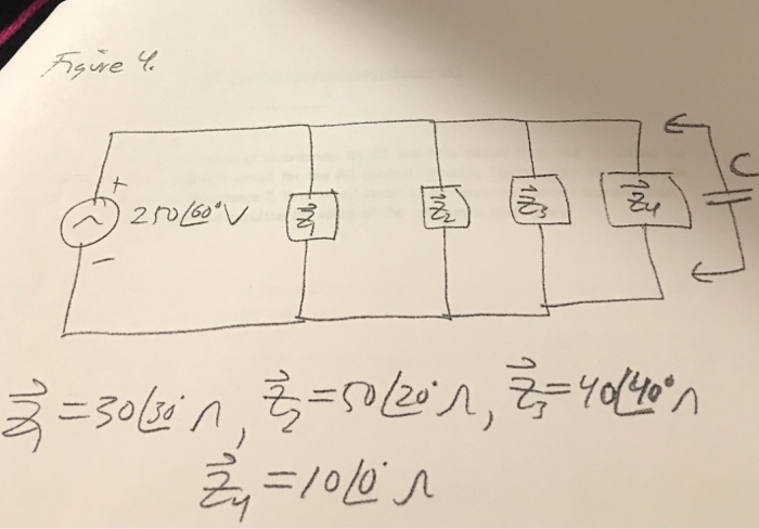 Solved 4. The circuit shown in Figure 34 has three load | Chegg.com