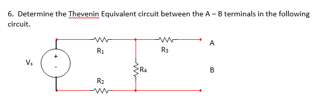 Solved Determine the Thevenin Equivalent circuit between the | Chegg.com
