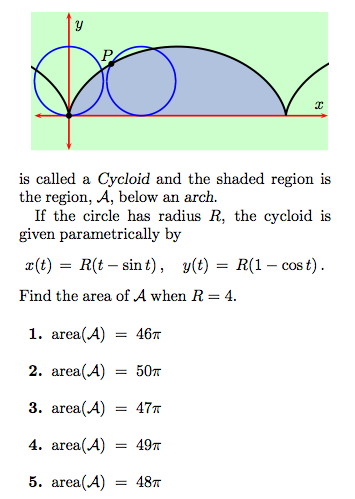Solved 007 1.0 points The curve traced out by a point P on | Chegg.com