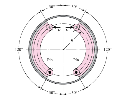 Solved The figure shows a clockwise rotating internal | Chegg.com