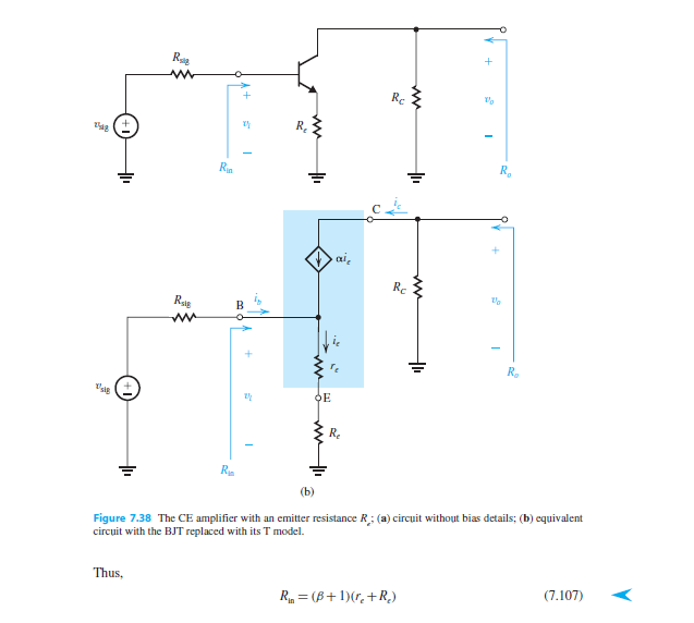 Solved Derive the characteristics of the Common Emitter | Chegg.com