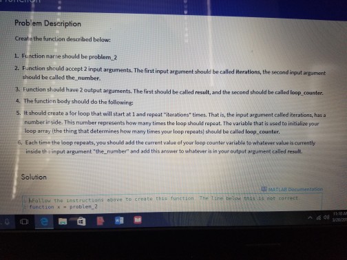 Solved Create the function described below: Function name | Chegg.com