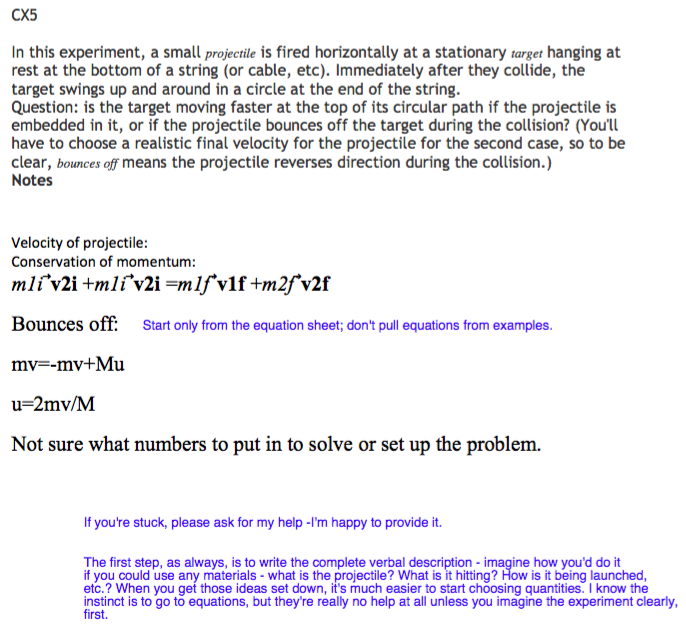 Solved In this experiment, a small projectile is fired | Chegg.com