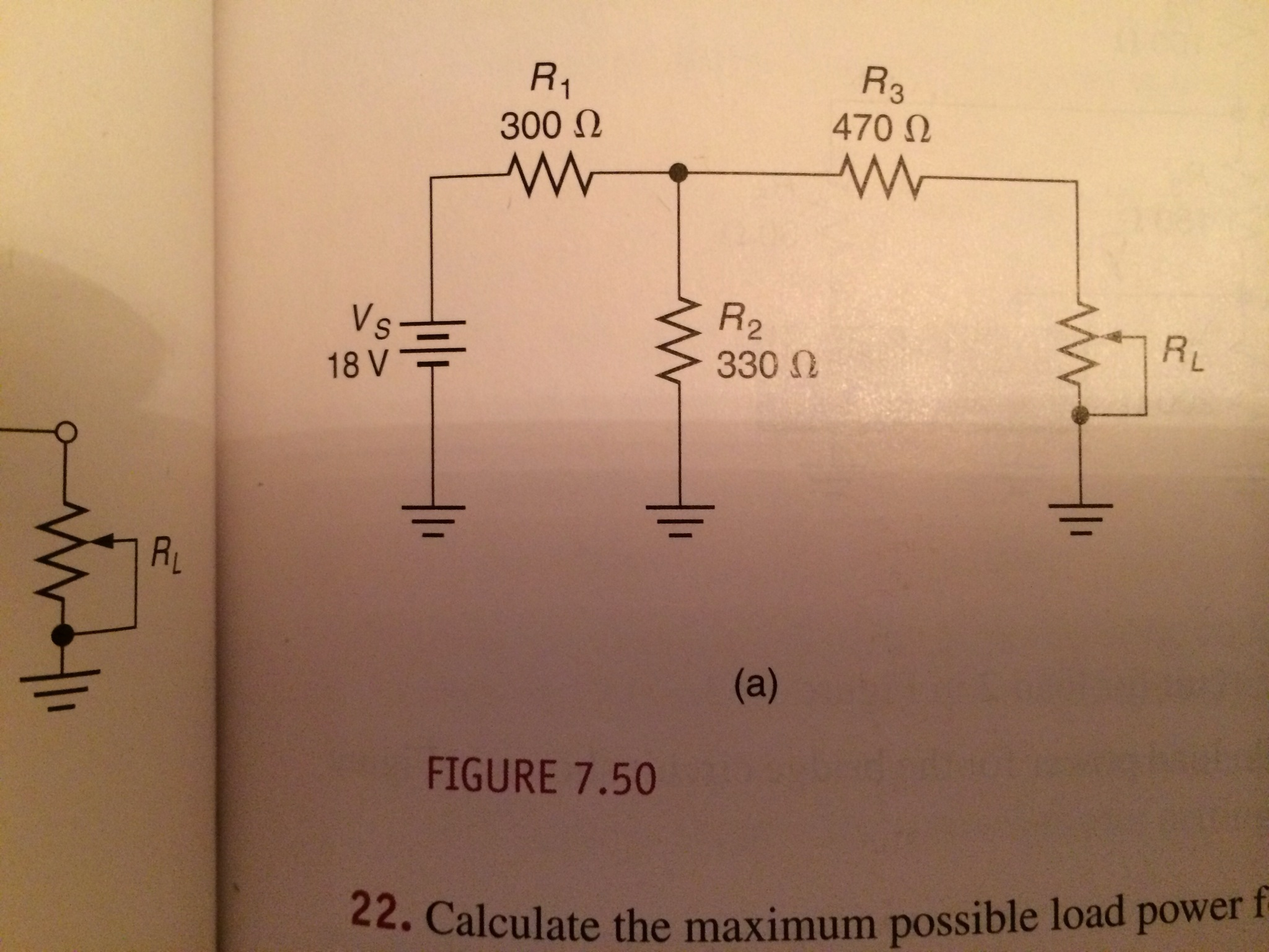 Solved: Calculate The Maximum Possible Load Power For The ... | Chegg.com