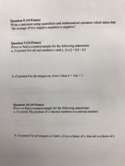 Solved Question 8 (10 Points) Write a statement using | Chegg.com