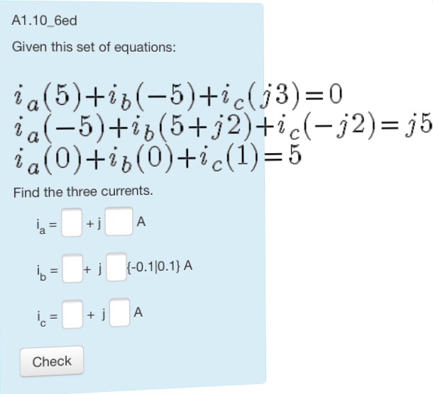 Solved A1.10 6ed Given this set of equations: | Chegg.com