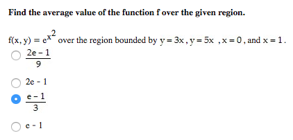 Solved Finding average value of function f over region? Hi, | Chegg.com