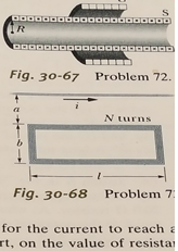 Solved A rectangular loop of N closely packed turns is | Chegg.com