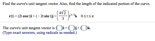 What Is Tangent Unit Vector
