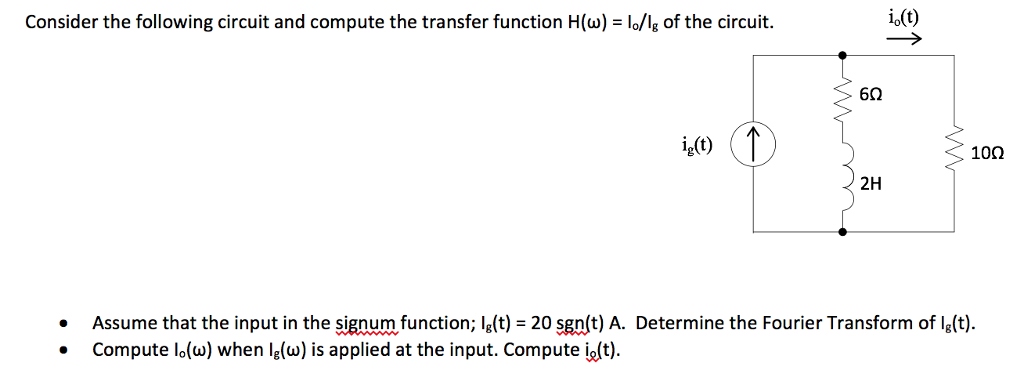 Solved Consider the following circuit and compute the | Chegg.com