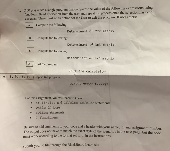Solved This Program Should Be In C Not C Specifically On