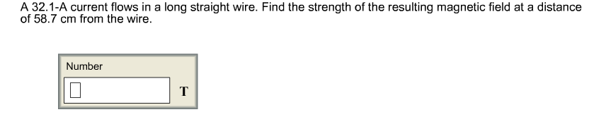 Solved A 32.1-A current flows in a long straight wire. Find | Chegg.com