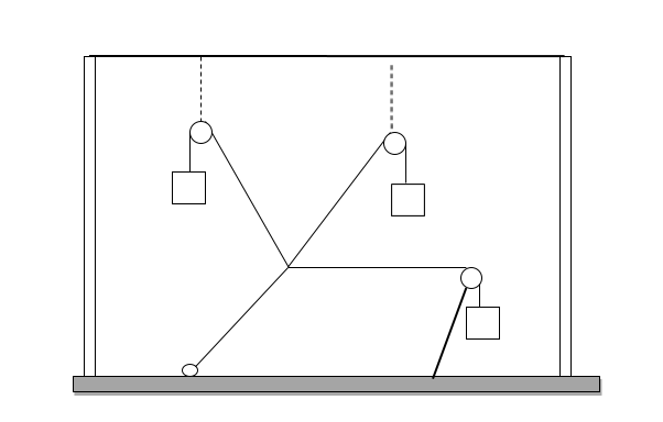 Solved Vectors The figure shows a system of four strings | Chegg.com