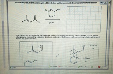 Solved predict the product of the conjugate addition below | Chegg.com