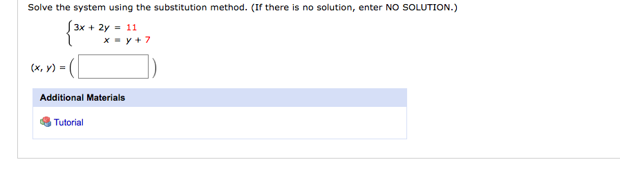 Solved Solve The System Using The Substitution Method If 4244
