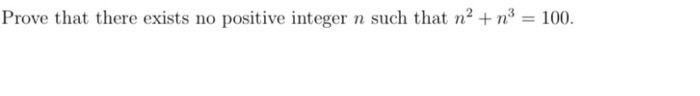 Solved Prove that there exists no positive integer n such | Chegg.com