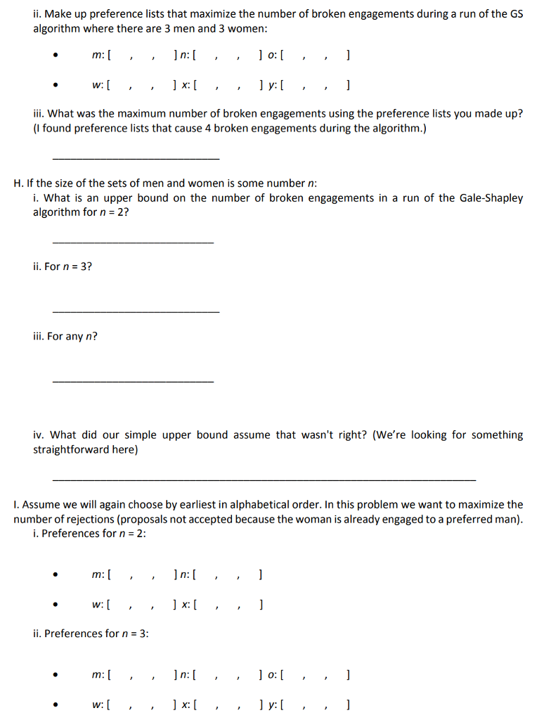 Solved 1 Intro The Stable Matching problem is solved with | Chegg.com