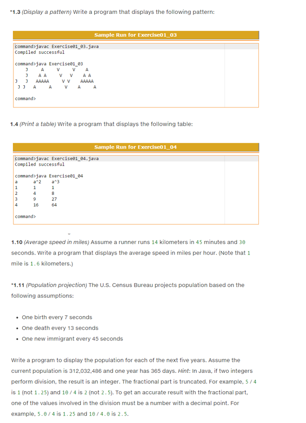 Solved Write A Program That Displays The Following Pattern 1629