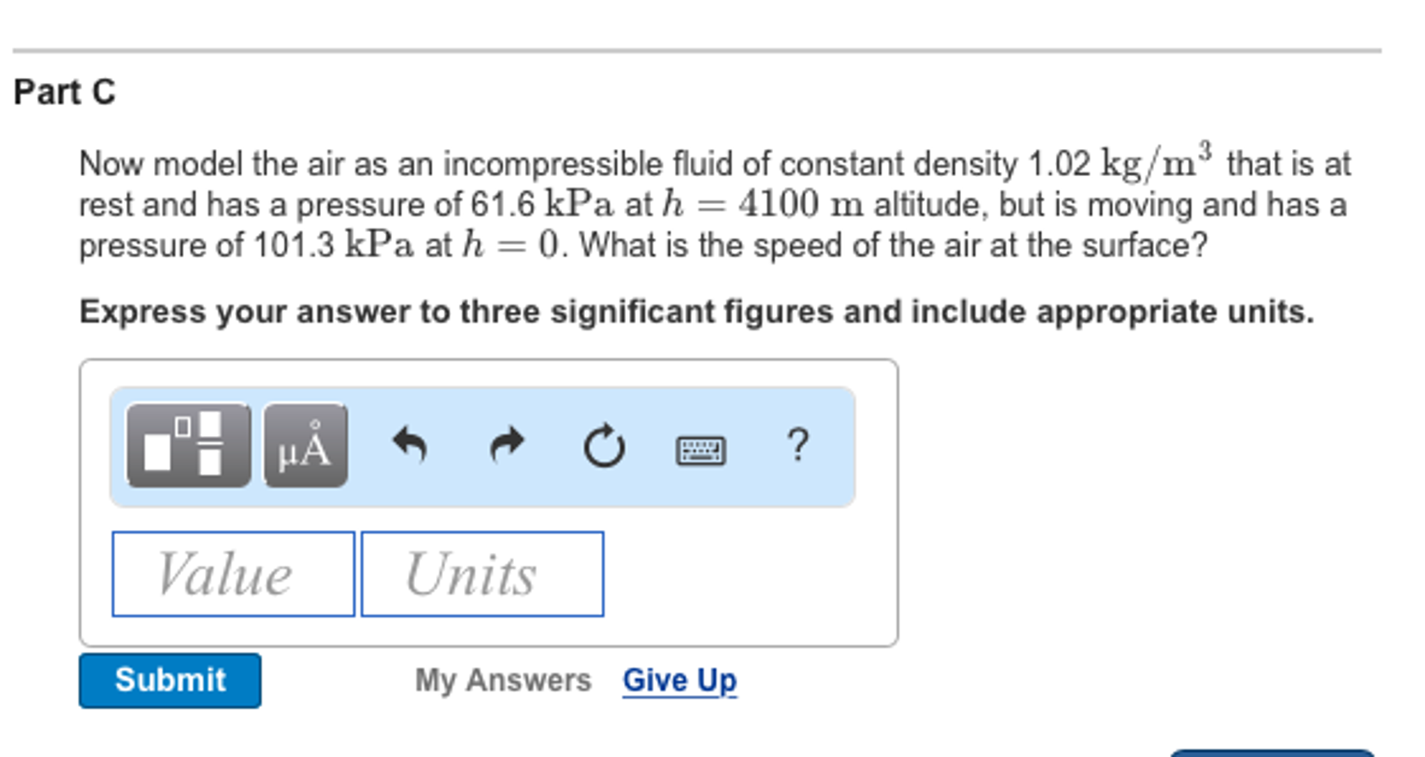 Solved Problem 15.98 Part A Thunderstorm Outflow Rain-cooled | Chegg.com