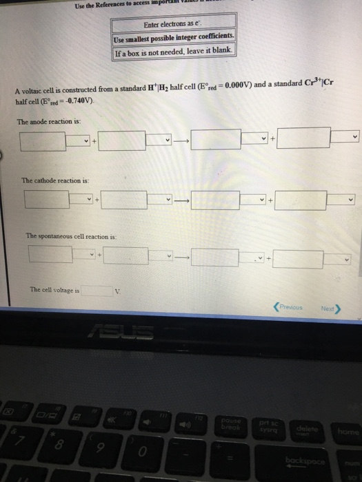 Solved A voltaic cell is constructed from a standard Mgr pMg | Chegg.com