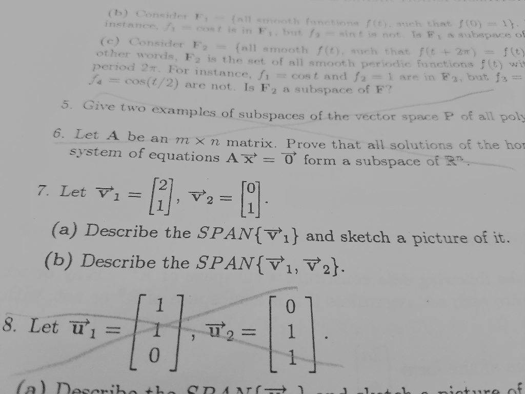 Solved V1>=[21],→= [o 1 | Chegg.com