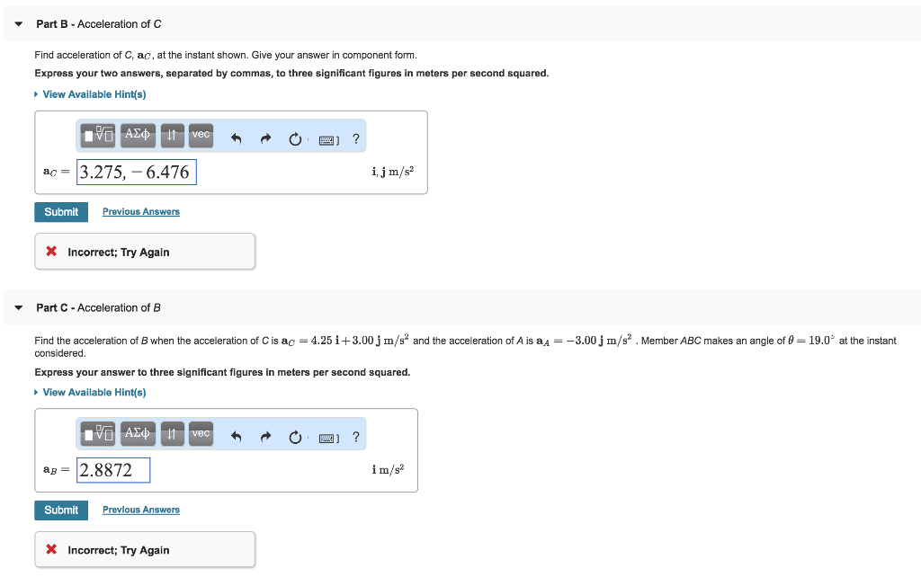 Solved Relative-Motion Analysis: Acceleration Learning Goal | Chegg.com