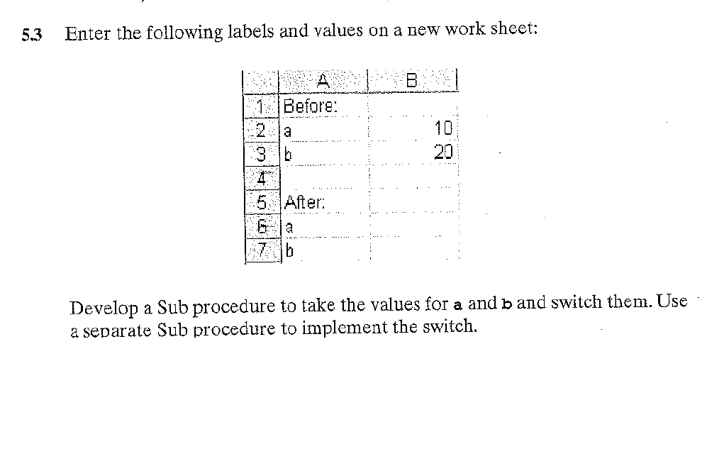 Solved Enter the following labels and values on a new work | Chegg.com