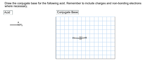 Solved Draw the conjugate base for the following acid. | Chegg.com
