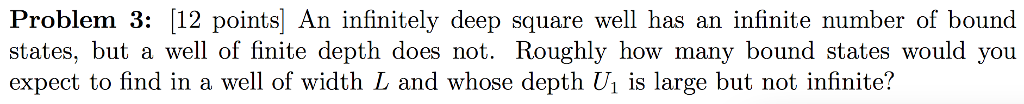 Solved An infinitely deep square well has an infinite number | Chegg.com