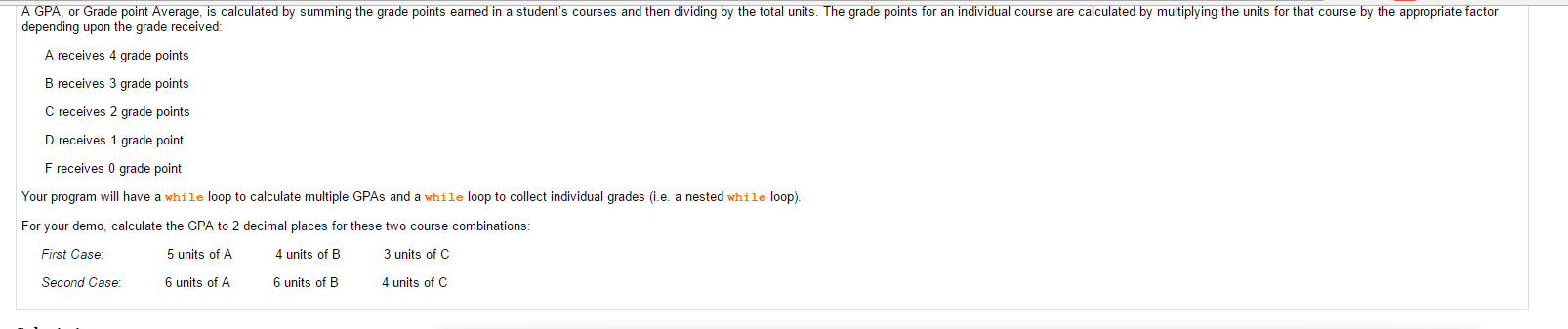 A GPA, or Grade point Average, is calculated by | Chegg.com