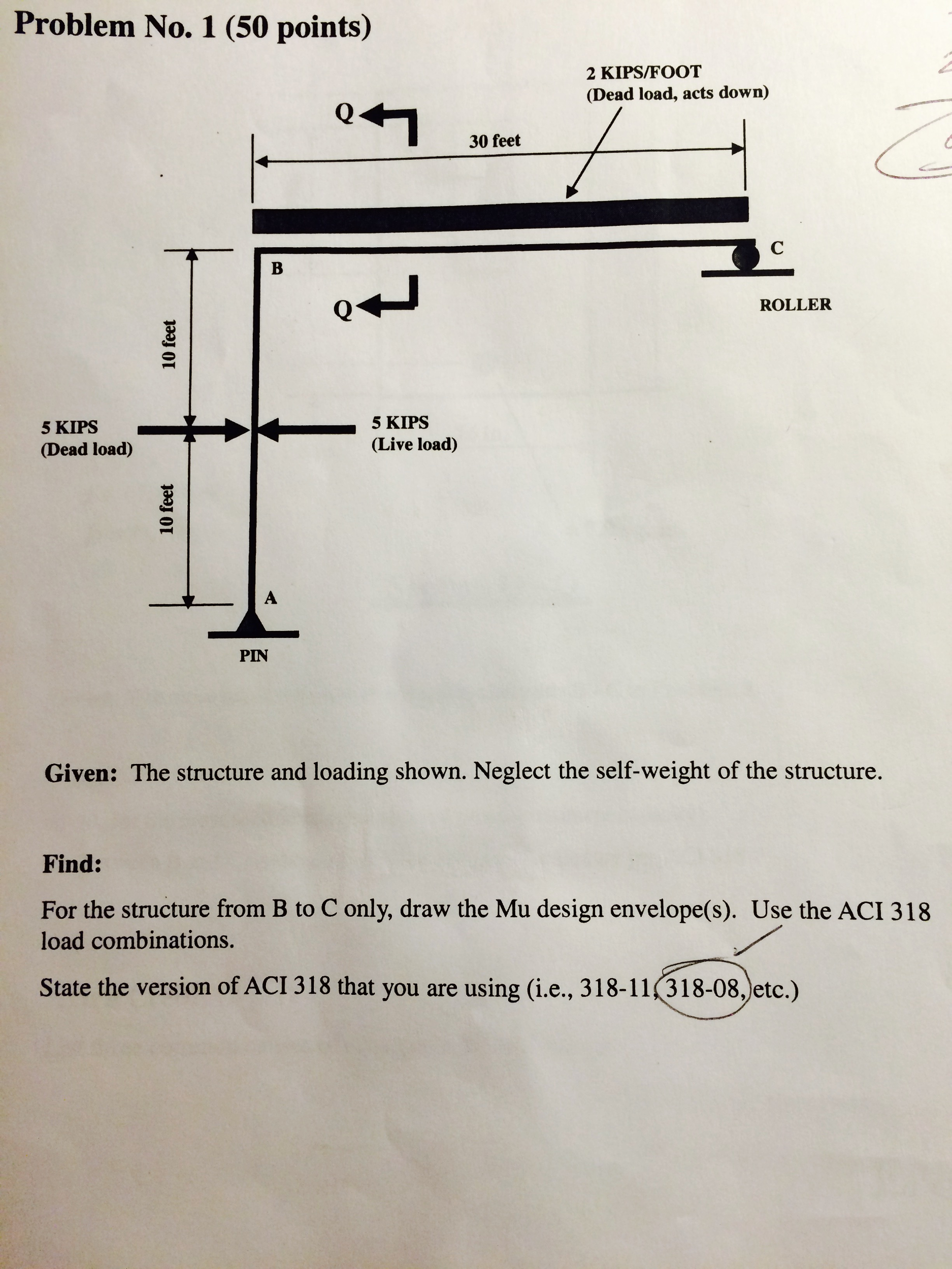 Solved You need to prove that (PHI)(Mn) >= Mu using ACI | Chegg.com