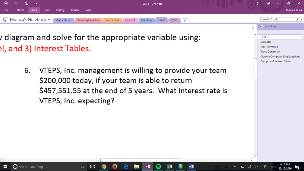 Solved VTEPS, Inc. management is willing to provide your | Chegg.com