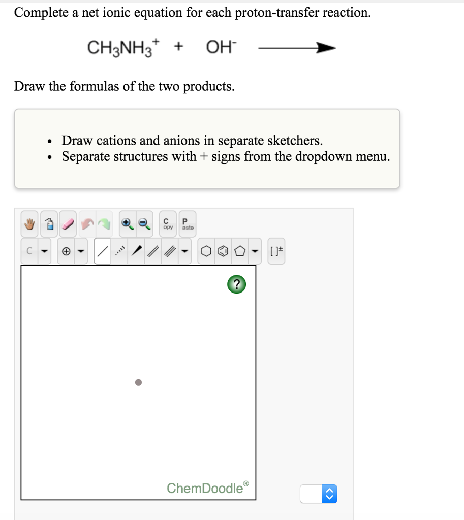 Solved Complete a net ionic equation for each | Chegg.com
